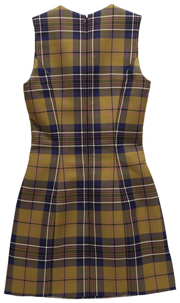 Buy Off-White Check Dress 'Military' - OWDB407F22FAB0015684 | GOAT