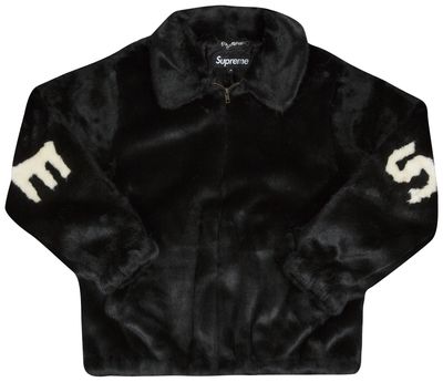 Buy Supreme Faux Fur Bomber Jacket 'Black' - SS17J22 BLACK | GOAT