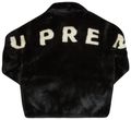 Buy Supreme Faux Fur Bomber Jacket 'Black' - SS17J22 BLACK | GOAT