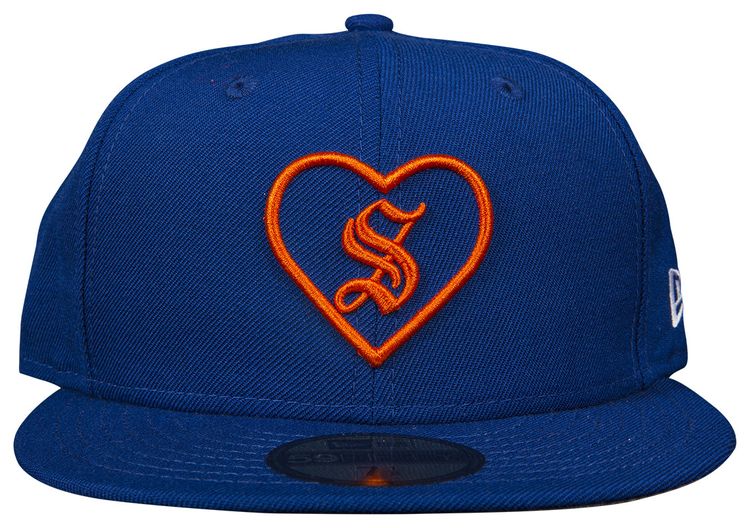 Buy Supreme Heart New Era 'Royal Blue' - FW17H105 ROYAL BLUE | GOAT AU