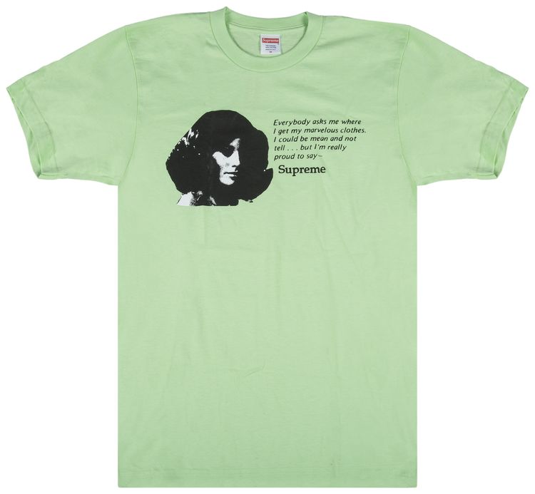 Buy Supreme Mean T-Shirt 'Green' - SS17T22 GREEN | GOAT