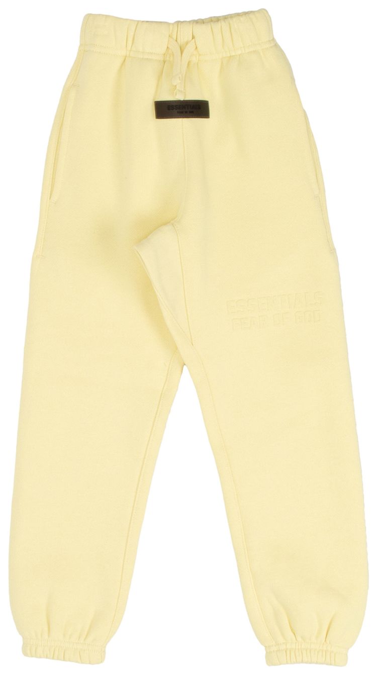 Buy Fear of God Essentials Kids Sweatpants 'Canary' - 785SU223006K | GOAT