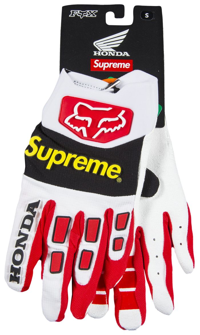 Buy Supreme x Honda Fox Racing Gloves 'Red' - FW19A14 RED | GOAT