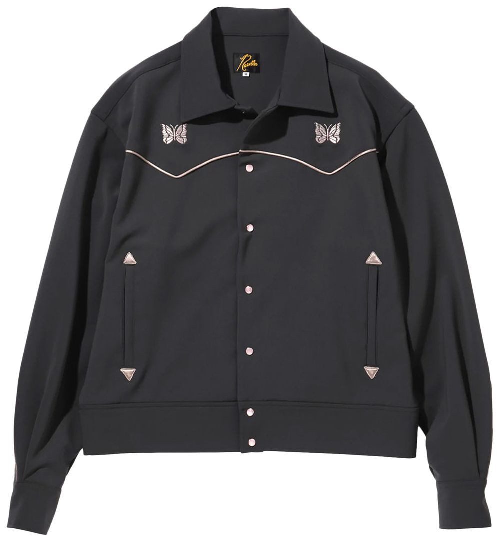 Buy Needles Piping Cowboy Jacket 'Black' - LQ162 BLAC | GOAT