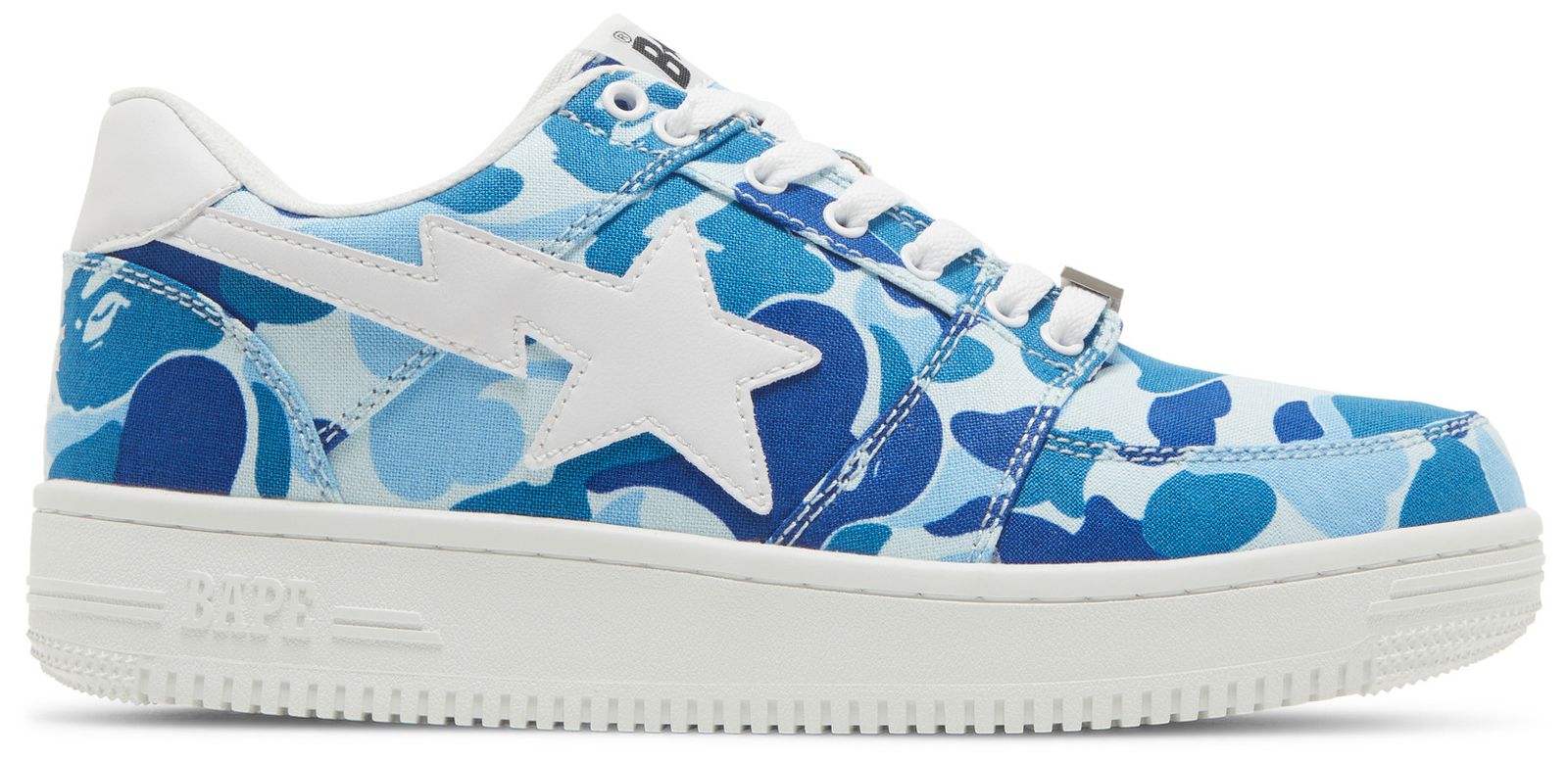 Buy Bapesta Low 'ABC Camo - Blue' - 1H30191011 BLU | GOAT