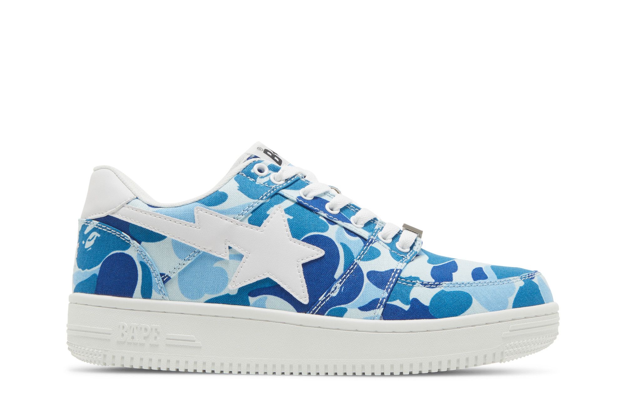 Buy Bapesta Low 'ABC Camo - Blue' - 1H30191011 BLU | GOAT