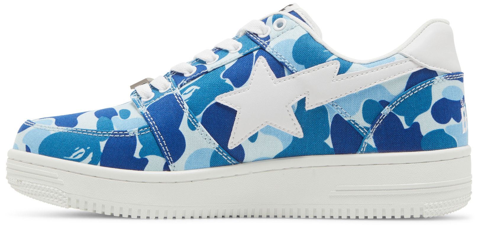 Buy Bapesta Low 'ABC Camo - Blue' - 1H30191011 BLU | GOAT