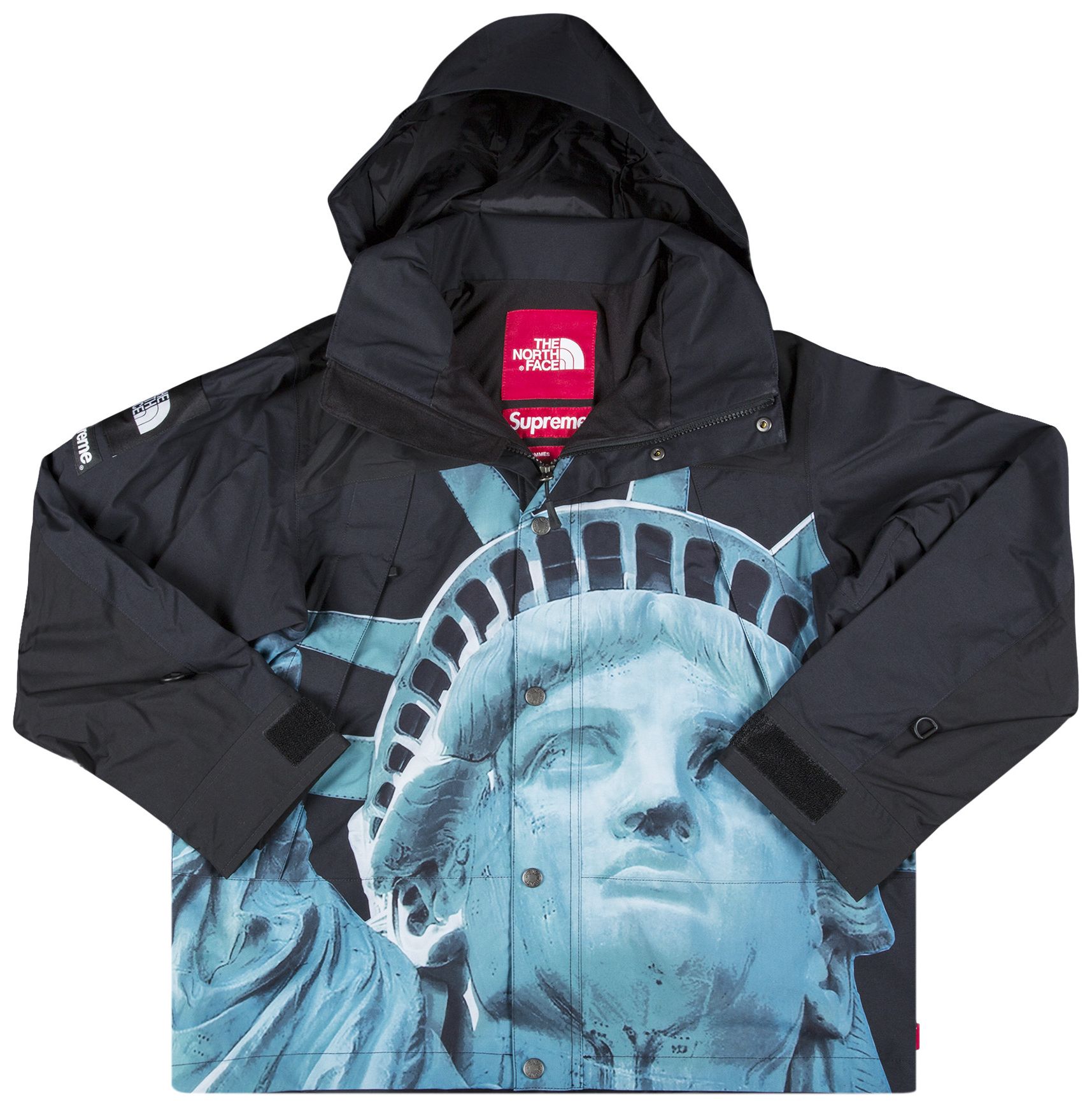 Buy Supreme x The North Face Statue Of Liberty Mountain Jacket 'Black ...