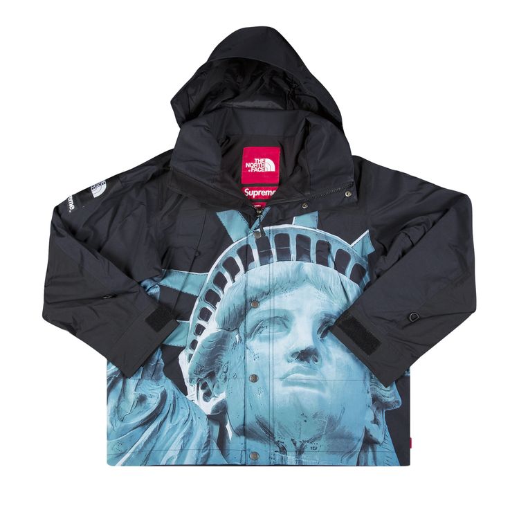 Buy Supreme x The North Face Statue Of Liberty Mountain Jacket 'Black ...