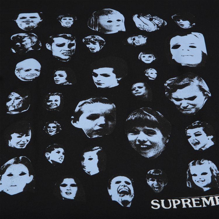 Buy Supreme Faces T-Shirt 'Black' - FW19T39 BLACK | GOAT