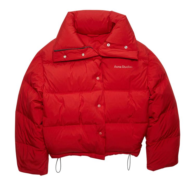 Buy Acne Studios Down Puffer Jacket 'Cherry Red' - A90456 GOAT CHER ...