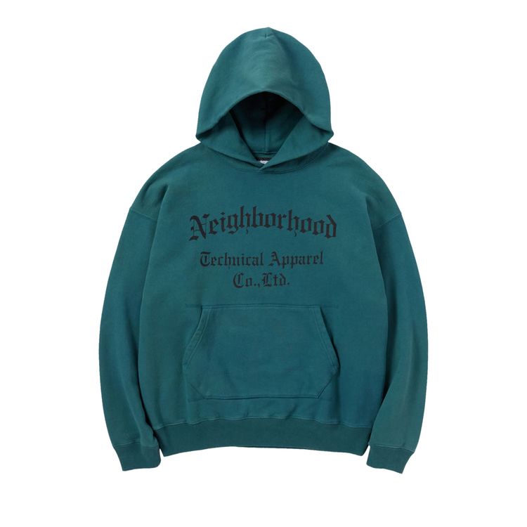 Buy Neighborhood Sulfur Dye S Hooded Long-Sleeve 'Green' - 222OKNH ...