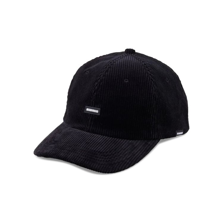 Buy Neighborhood Cord Dad Cap 'Black' - 222YGNH HT06 BLAC | GOAT