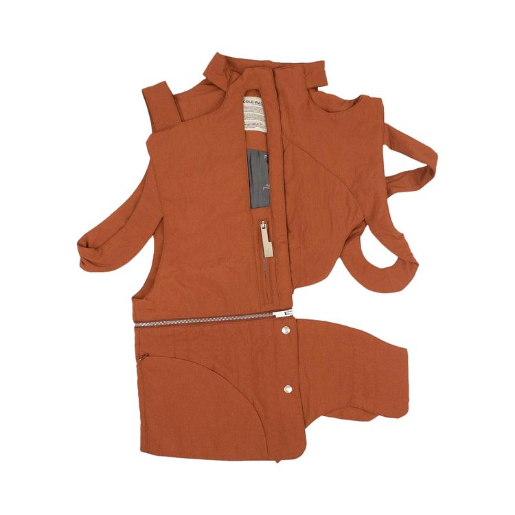 Buy A-Cold-Wall* Cut Out Padded Gilet 'Rust' - ACWMO017WHL RUST | GOAT