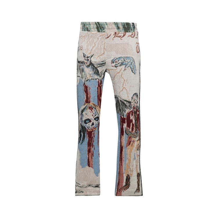 Buy Amiri Tapestry Blood Flare Pants 'Alabaster' - AW22MAW032 271 ALAB ...