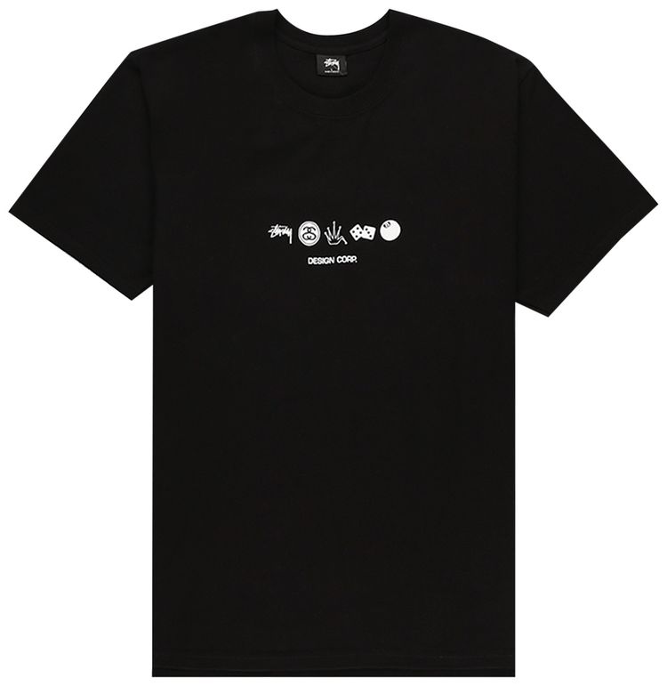 Buy Stussy Global Design Corporation Tee 'Black' - 1904506 BLAC | GOAT