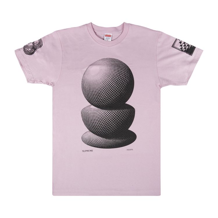 Buy Supreme M.C. Escher Three Spheres T-Shirt 'Pink' - SS17T3 PINK ...