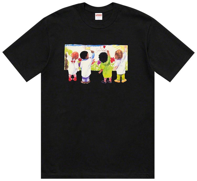 Buy Supreme Kids Tee 'Black' - SS19T31 BLACK | GOAT