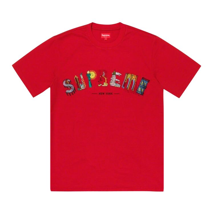Buy Supreme City Arc Tee 'Red' - SS19KN74 RED | GOAT UK