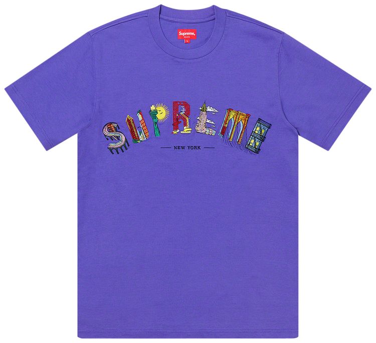 Buy Supreme City Arc Tee 'Purple' - SS19KN74 PURPLE | GOAT