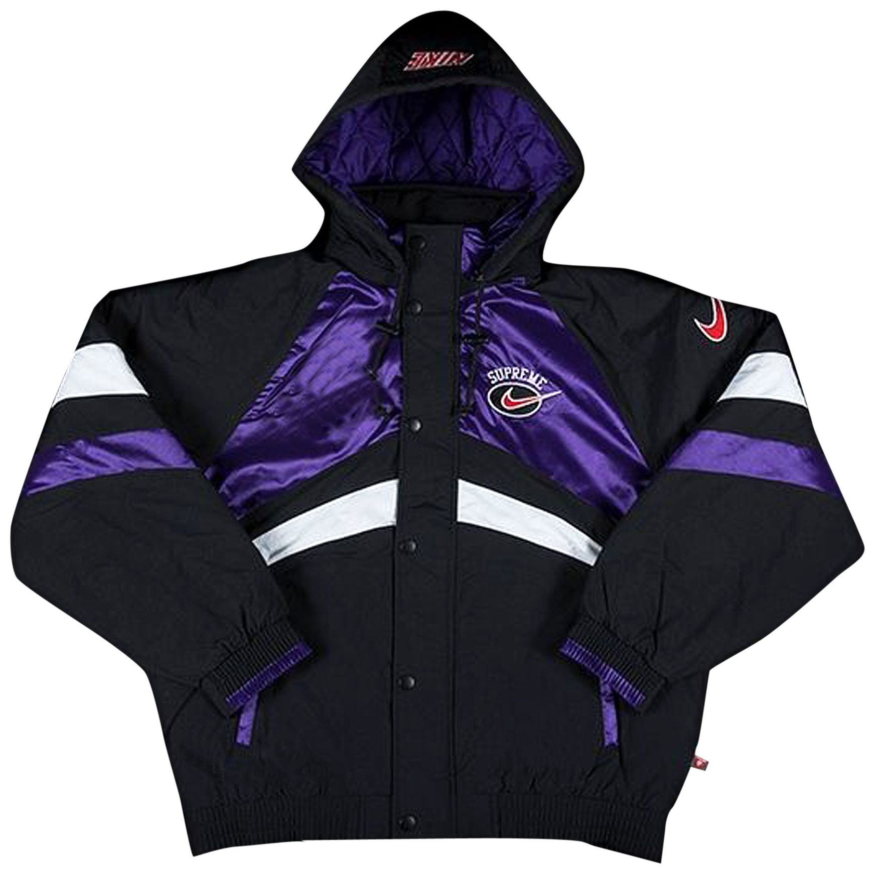 Buy Supreme x Nike Hooded Sport Jacket 'Purple' - SS19J18 PURPLE | GOAT