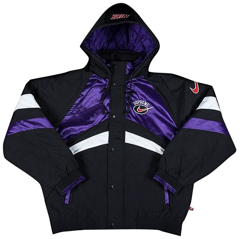 Buy Supreme x Nike Hooded Sport Jacket 'Purple' - SS19J18 PURPLE | GOAT