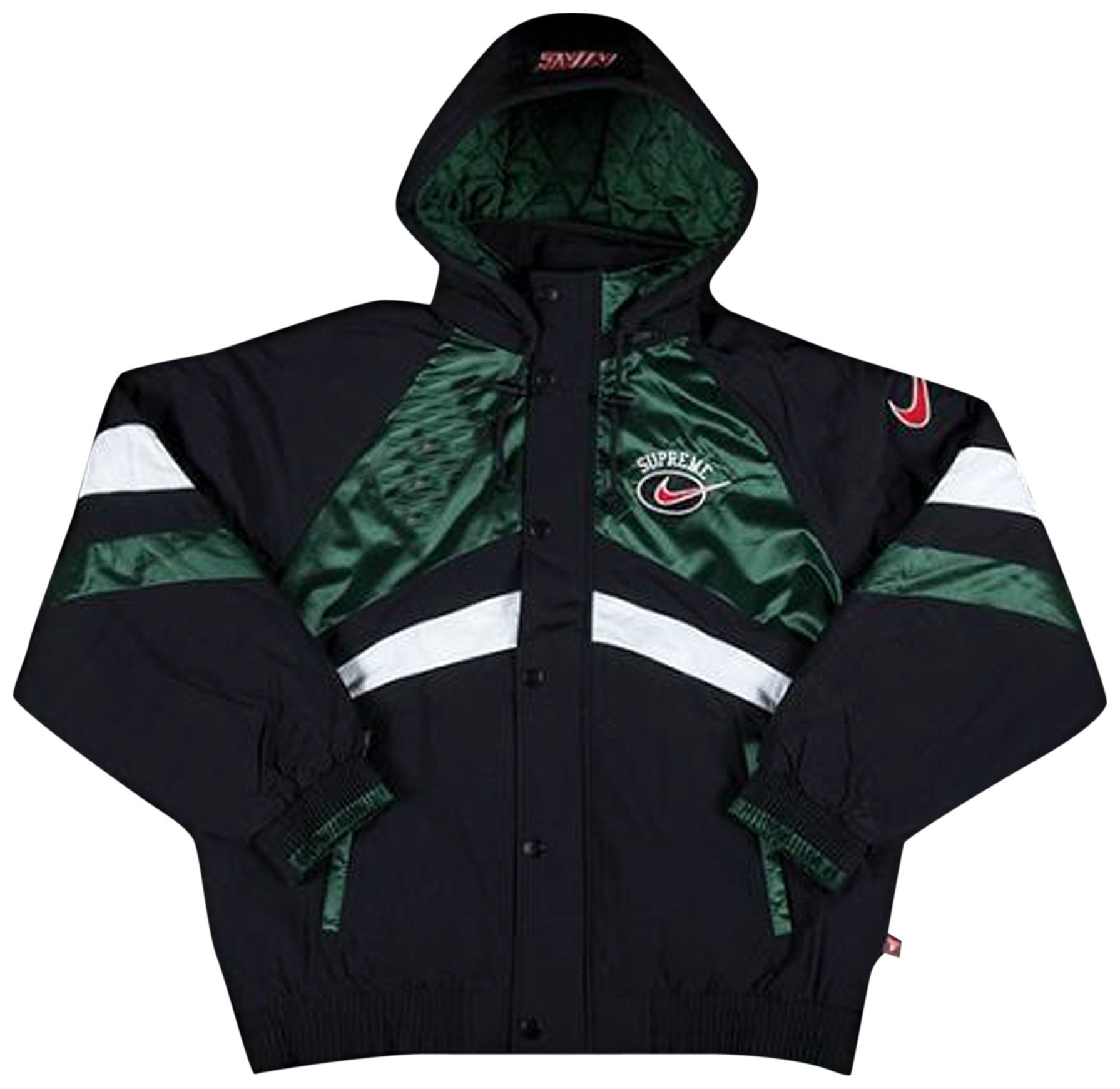 Buy Supreme x Nike Hooded Sport Jacket 'Green' - SS19J18 GREEN | GOAT