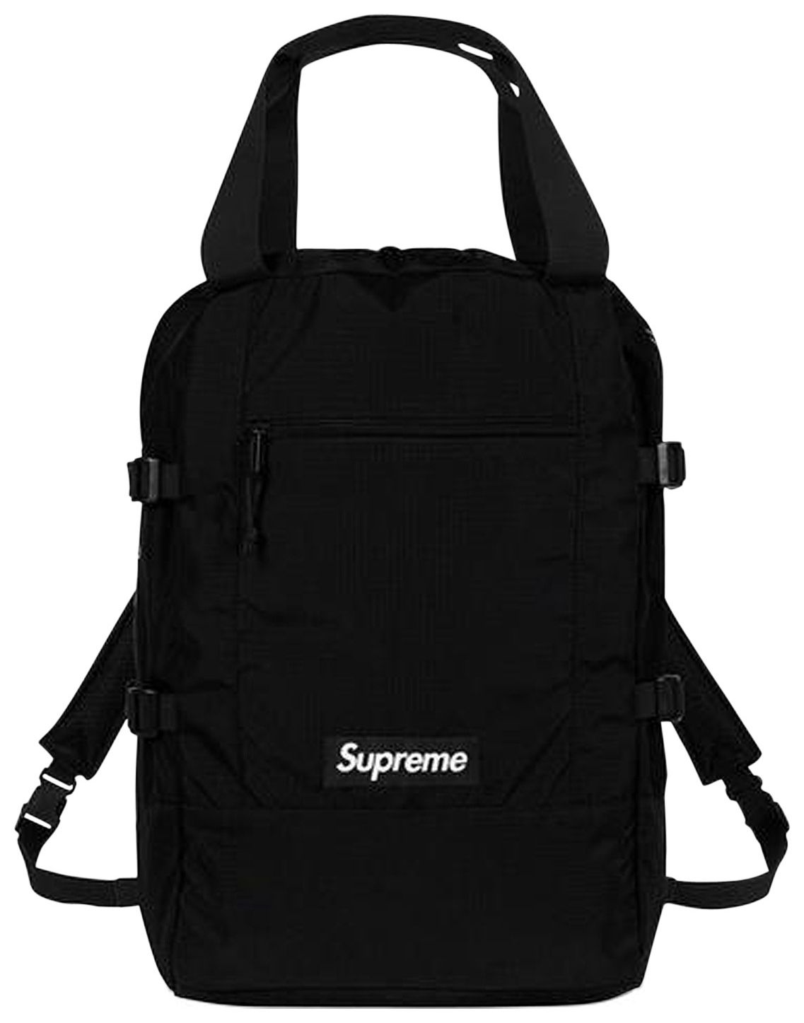 Buy Supreme Tote Backpack 'Black' - SS19B13 BLACK | GOAT