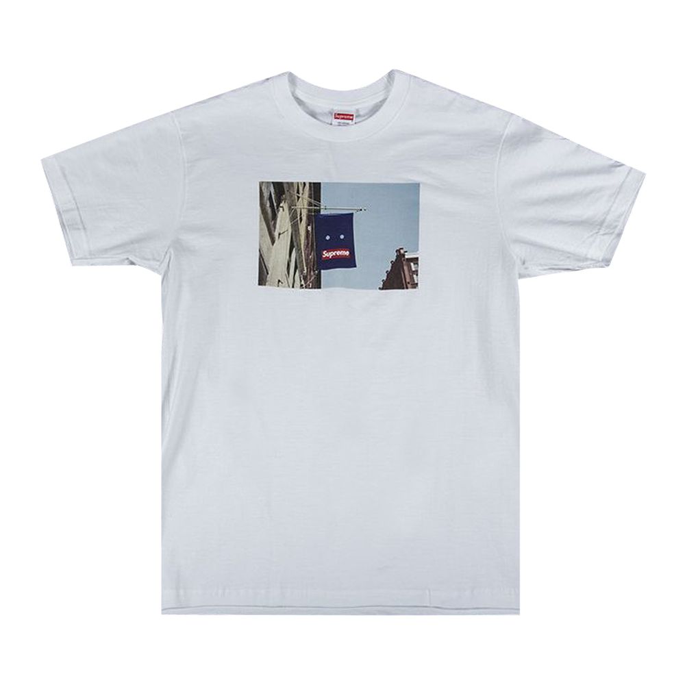 Buy Supreme Banner Tee 'White' - FW19T38 WHITE | GOAT