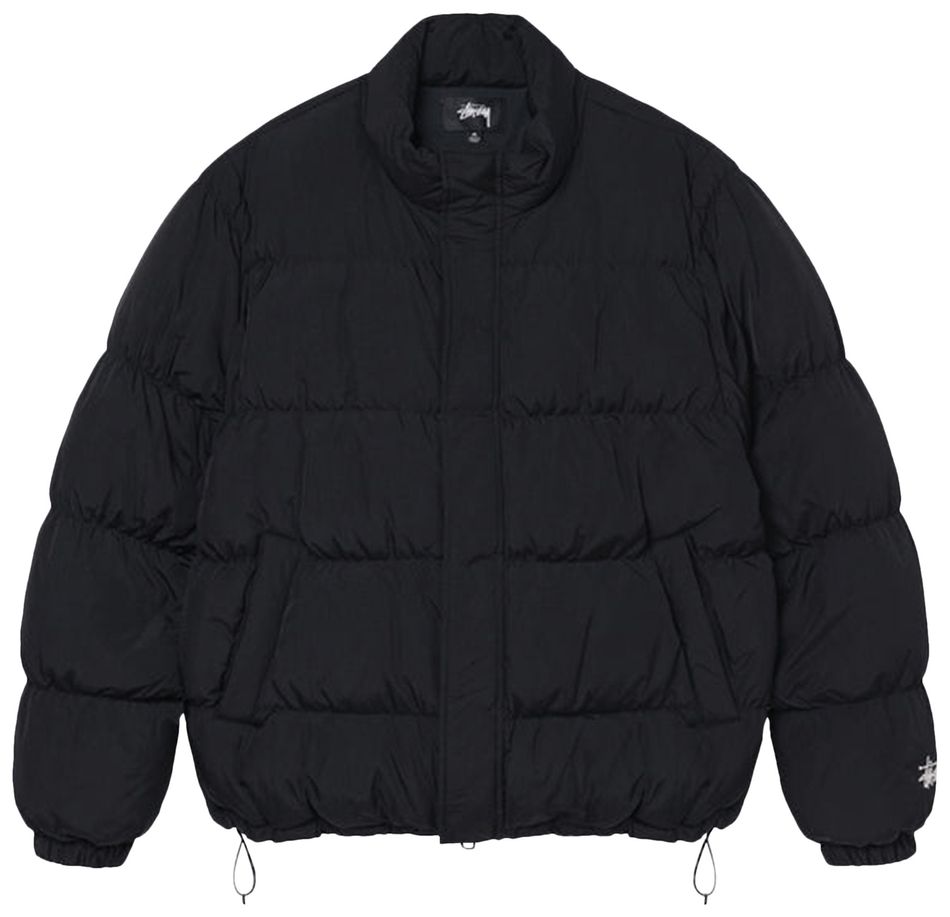 Buy Stussy Ripstop Down Puffer Jacket 'Black' - 115656 BLAC | GOAT