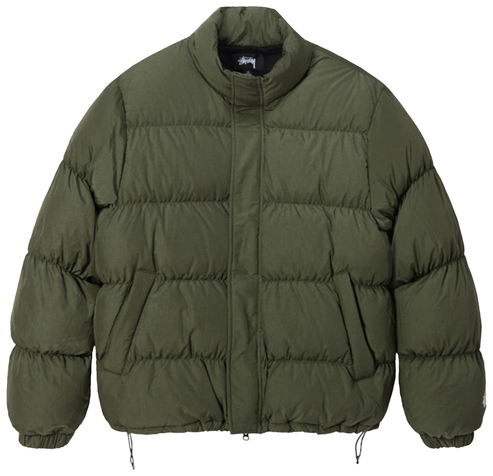 Buy Stussy Ripstop Down Puffer Jacket 'Olive' - 115656 OLIV | GOAT