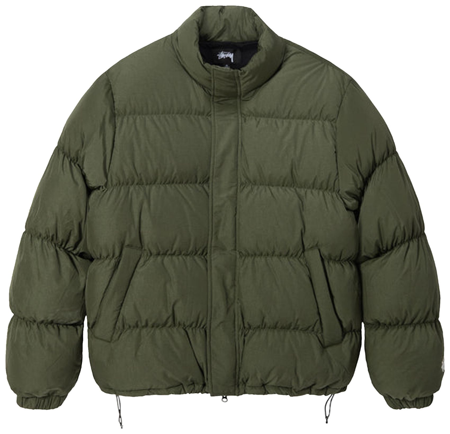 Buy Stussy Ripstop Down Puffer Jacket 'Olive' - 115656 OLIV | GOAT