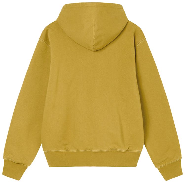 Buy Stussy Double Face Label Zip Hoodie 'Gold' - 118460 GOLD | GOAT