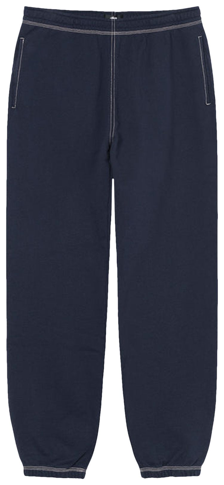 Buy Stussy Contrast Stitch Label Pant 'Navy' - 116535 NAVY | GOAT