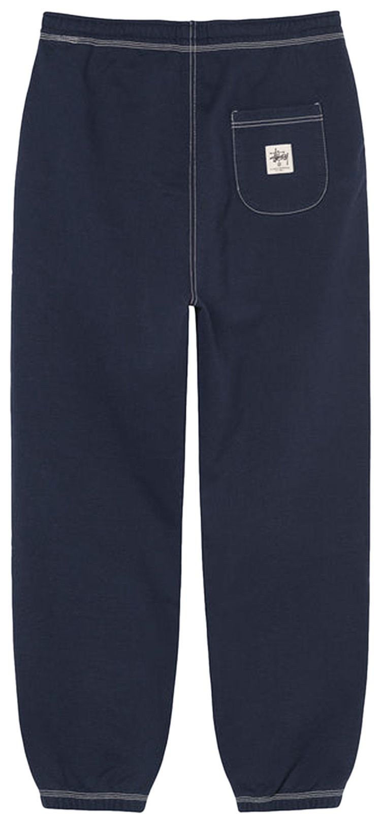 Buy Stussy Contrast Stitch Label Pant 'Navy' - 116535 NAVY | GOAT