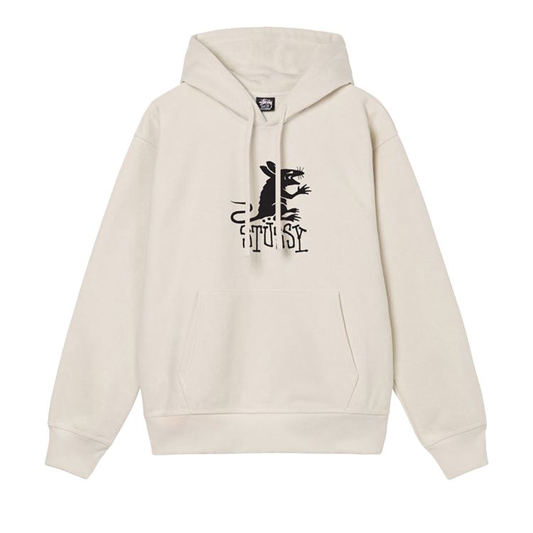 Buy Stussy Rat Hoodie 'Putty' - 1924840 PUTT | GOAT