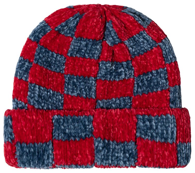 Buy Stussy Crochet Checkered Beanie 'Red' - 1321139 RED | GOAT
