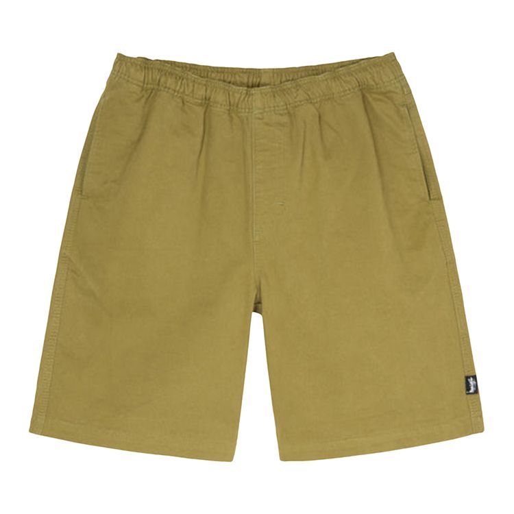 Buy Stussy Brushed Beach Short 'Bright Olive' - 112282 BRIG | GOAT