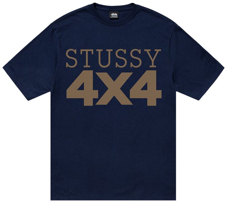 Buy Stussy 4X4 Tee 'Navy' - 1904841 NAVY | GOAT