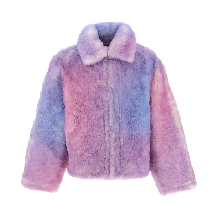 Buy ERL Gradient Shearling Coat 'Pink' - ERL05C017 2 PINK | GOAT