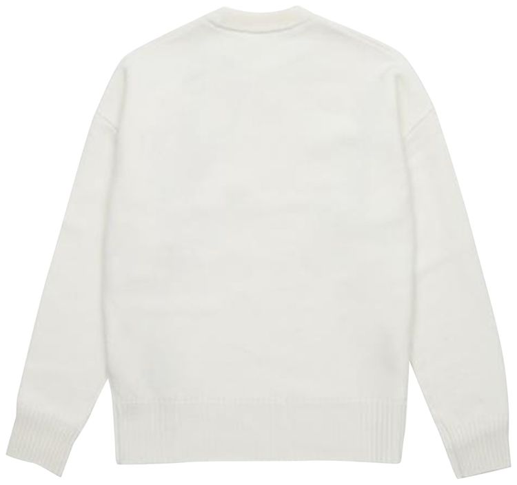 Buy Ami Crewneck Sweater Off Whitered Bfuks002 018 154 Goat