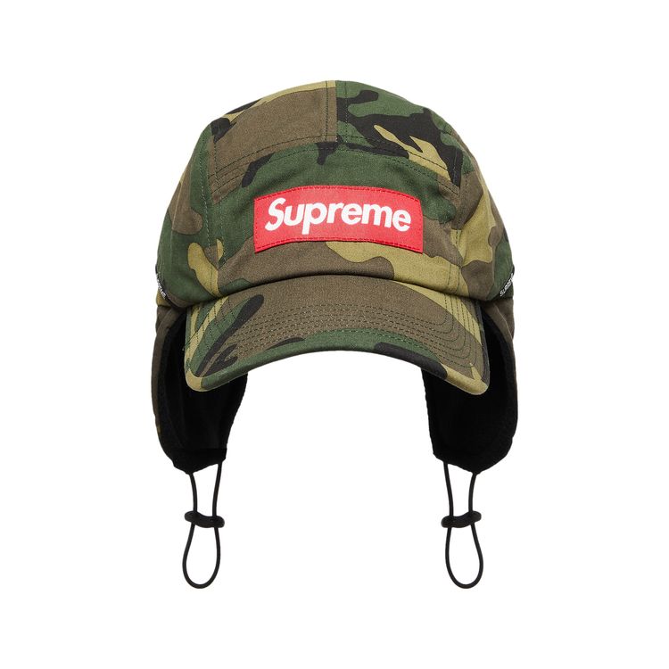 Buy Supreme Packable Ear Flap Camp Cap 'Woodland Camo' - FW22H48 ...