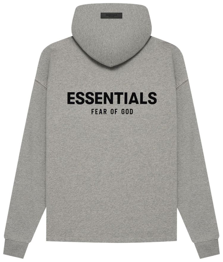 Buy Fear of God Essentials Relaxed Hoodie 'Dark Oatmeal' - 192SU224468F ...