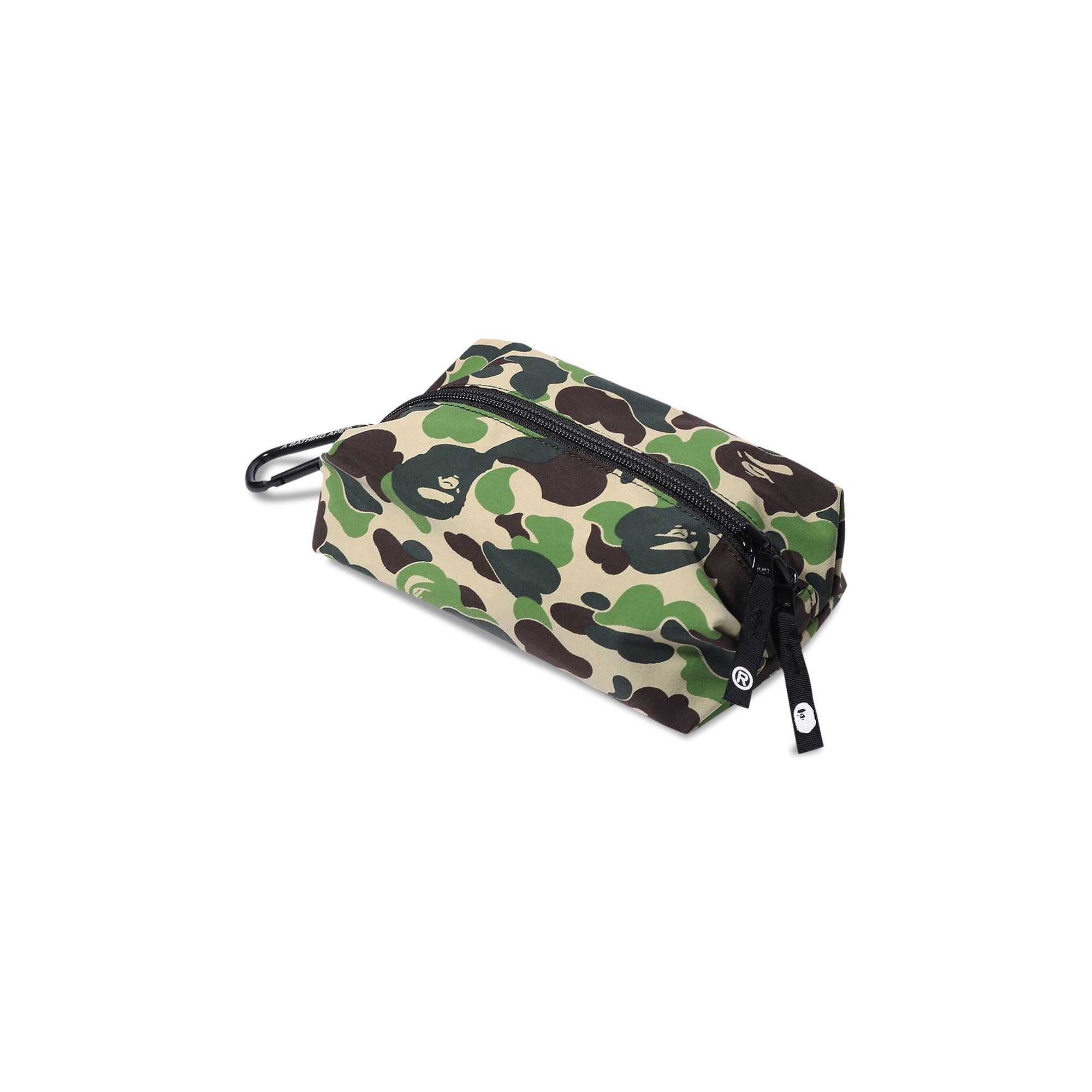 Buy BAPE ABC Camo Pouch 'Green' - 1I30 190 010 GREEN | GOAT