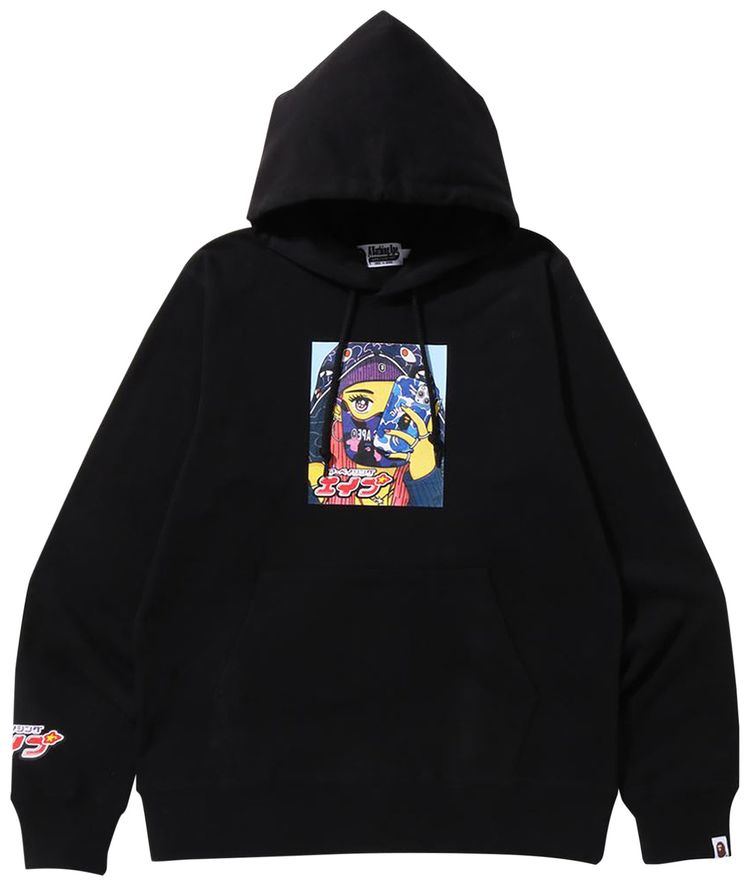 Buy BAPE Girl Pullover Hoodie 'Black' - 1I30 114 005 BLACK | GOAT