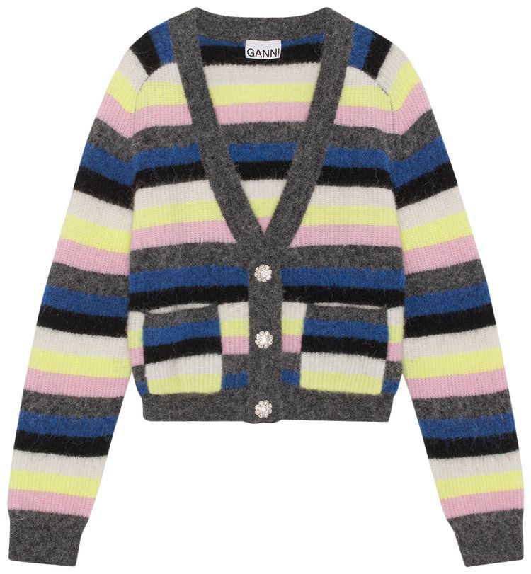 Buy GANNI Cardigan 'Nautical Blue' - K1789 578 NAUT | GOAT