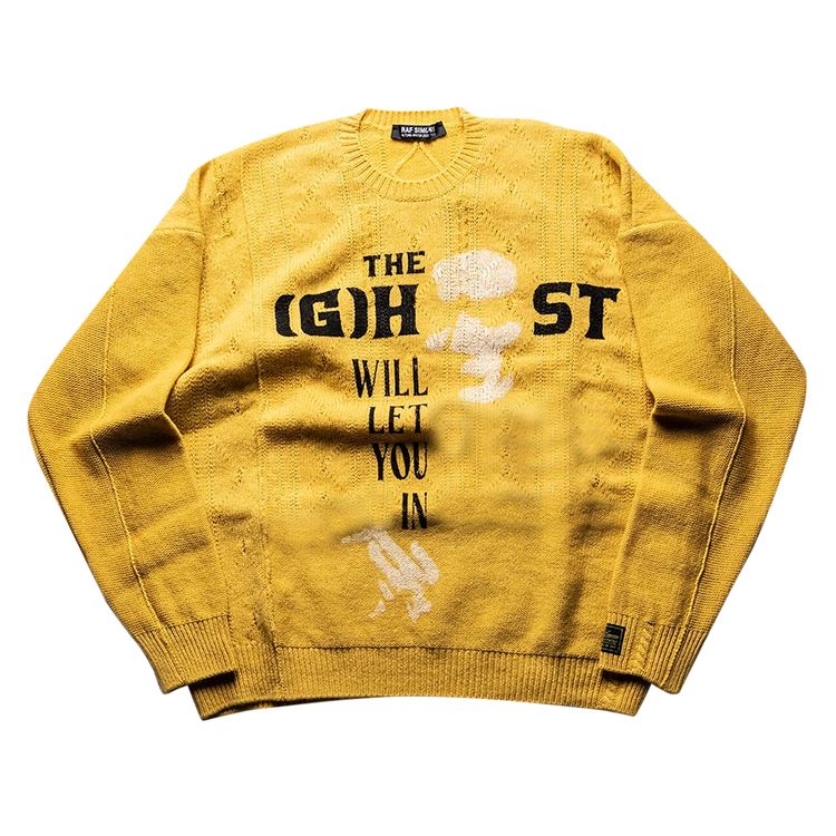 Buy Raf Simons Ghost Oversized Knit 'Yellow' - 222 855 52000 0015 | GOAT