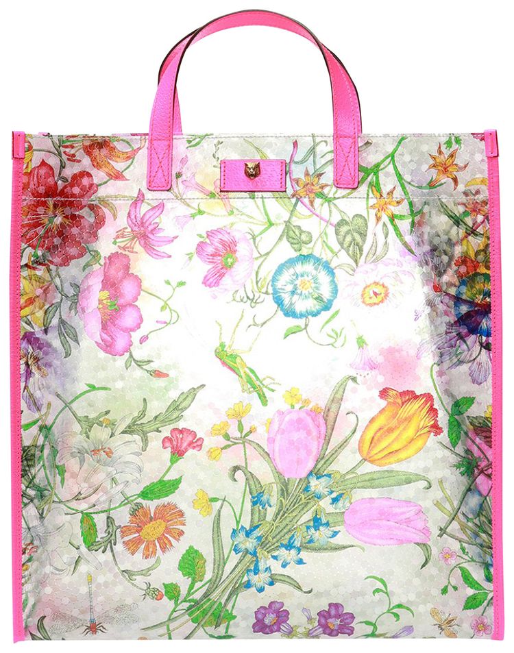 Buy Gucci Floral Motif Tote 'Mulicolor' - 548713 91EB0 8859 | GOAT