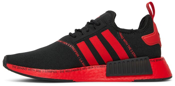 Buy Adidas NMD_R1 'Black Vivid Red' - HP2971 | GOAT