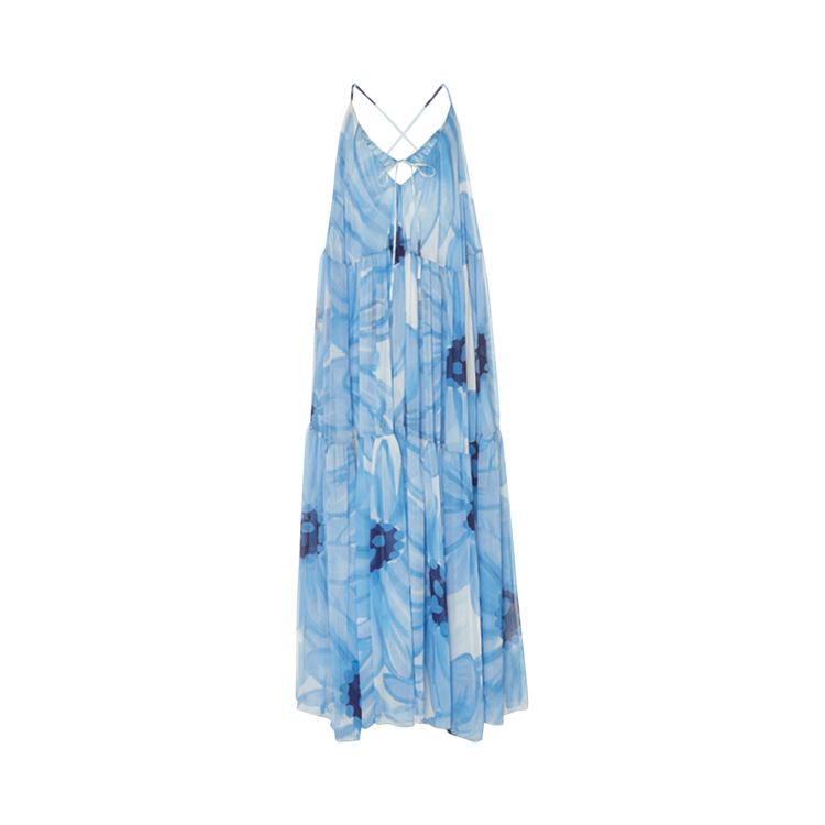 Buy Jacquemus La Robe Mistral Dress 'Blue Flowers' - 201DR01 201 2834E ...